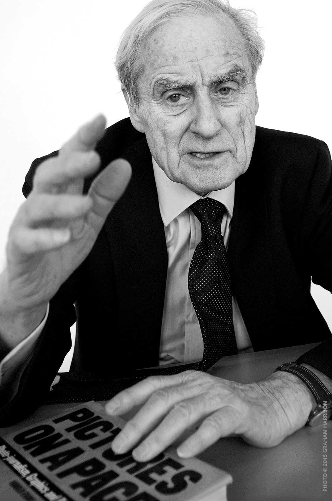 Harold Evans and Pictures on a Page